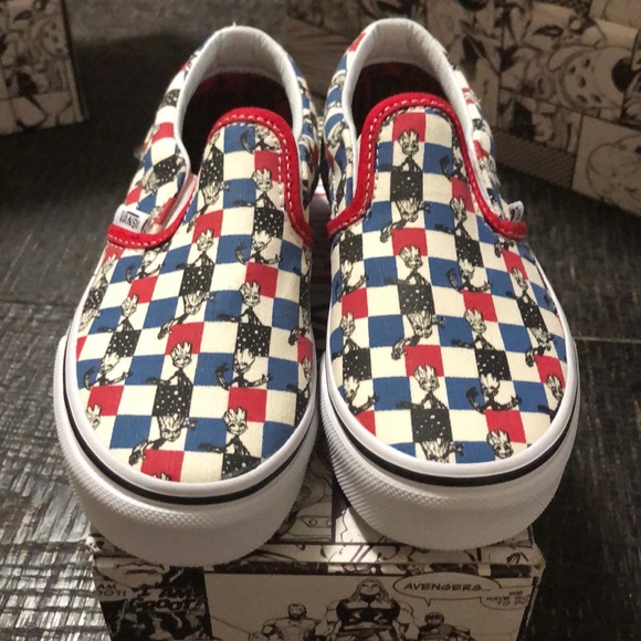 Vans | Shoes | Vans Slipon Marvel Groot | Poshmark